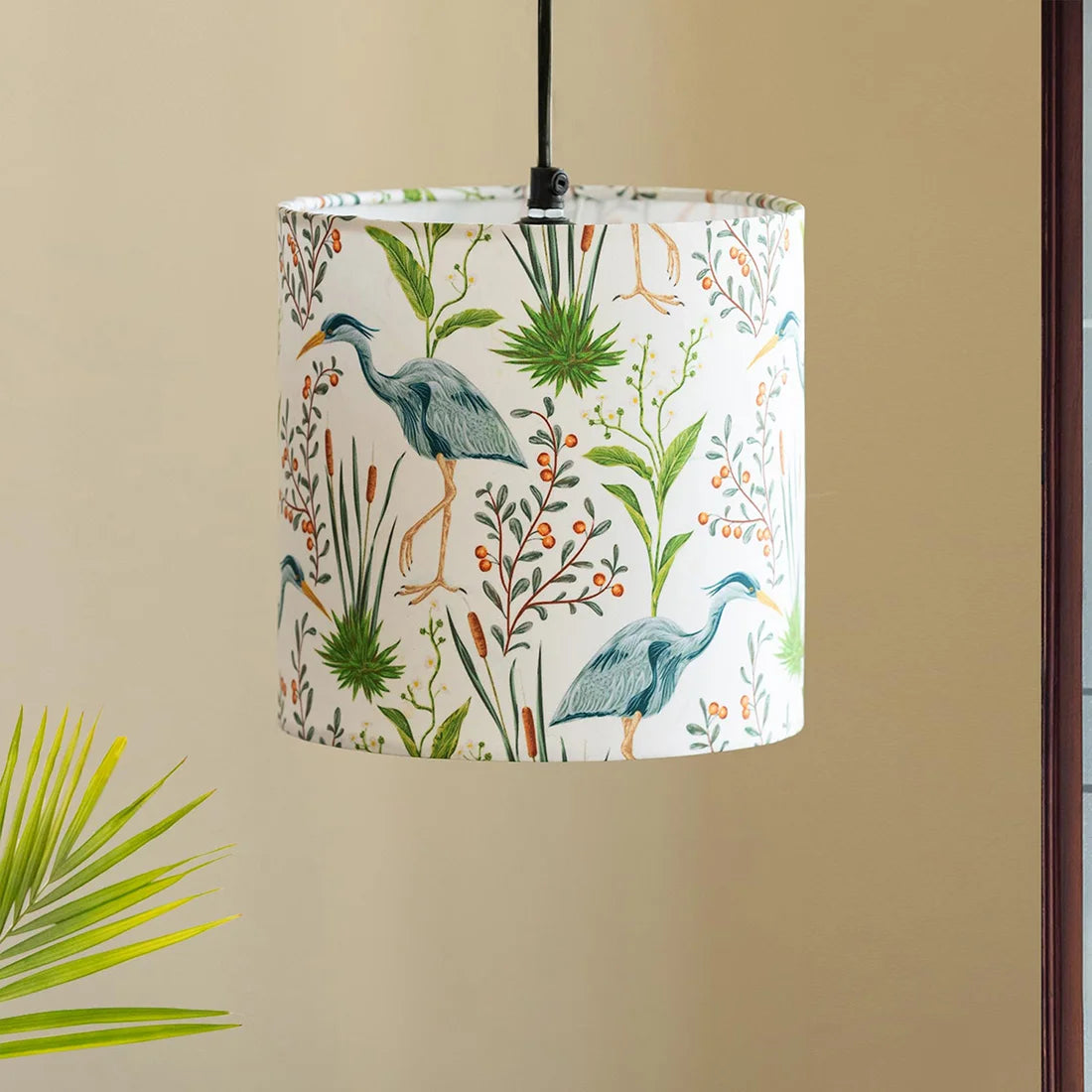 'Ostrich Sanctuary' Hanging Pendant Lamp Shade (20.6 cm, Handcrafted ...